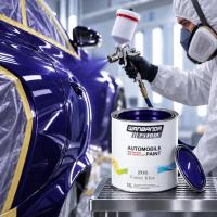 China High Coverage Violet Blue Colour 2K Auto Paint For Cars Fast Drying OEM for sale