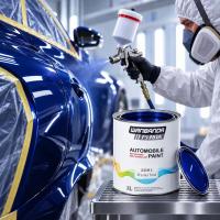 China Crystal Blue Colour 2K Car Paint Hardener Topcoat 200L Custom for sale