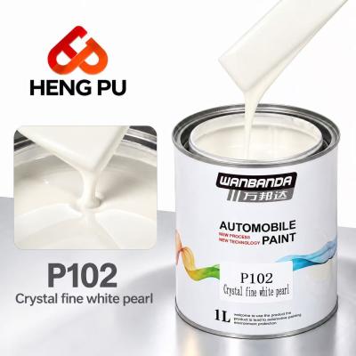 China High Concentration Pearlescent White Car Paint Masterbatch Pigment For Basecoat Color Matching for sale