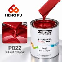 China Weatherproof Brilliant Fire Red Pearl Automotive Paint Acrylic Enamel Odm for sale