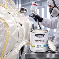 China 1K Thick metallic White Pearl Automotive Paint UV Resistant Masterbatch color OEM for sale