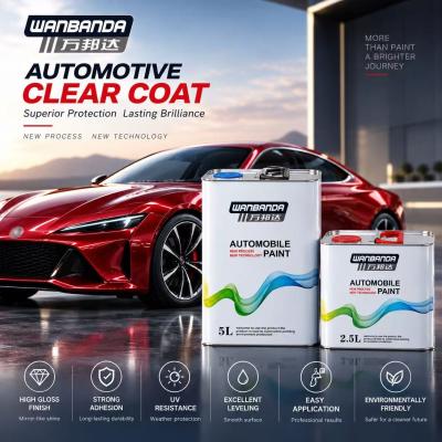 China Acrylic Enamel Refinishing Auto Clear Coat Paint Lacquer 1 Gallon for sale