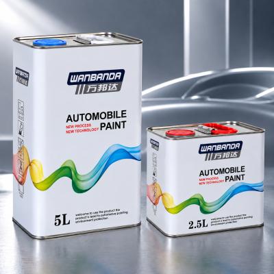 China Scratch Resistant Automotive Clear Coat Paint Refinish Varnish Lacquer ODM for sale