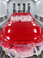 China Bright Glitter Red HS 2K Car Paint Liquid For Automotive Topcoat OEM for sale