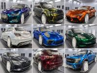 China Bright Metallic Silver Auto Paint Flame Red 4L Weather Resistance for sale