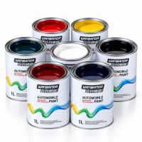 China Bright Glitter Red HS 2K Car Paint Liquid For Automotive Topcoat OEM for sale