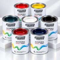 China Anti Pinhole 1K Car Paint RedMetallic Basecoat Custom For Bumpers for sale