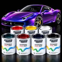 China Glossy Metallic 2k Acrylic CarPaint High Flash For BasecoatISO14001 Certificated for sale