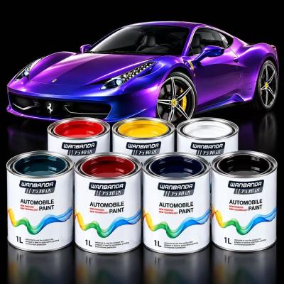 China Glossy Metallic 2k Acrylic CarPaint High Flash For BasecoatISO14001 Certificated for sale