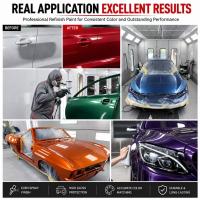 China OEM 1K Acrylic Orange Metallic Silver Auto Paint Shimmer For Car Repair for sale
