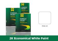 China Strong Adhesion 2K Acrylic Car Paint 1L White Touch Up Paint for sale