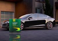 China Black 2K Acrylic Car Paint Urethane Base Coat Automotive Paint Good Adhesion for sale