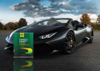 China Gloss Retention 2K Acrylic Car Paint 2L Black Touch Up Paint for sale