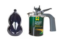 China Metallic 2K Acrylic Car Paint Blue Phase Special Black Car Paint Water Soluble for sale
