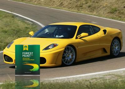China Weathering Resistance 2K Bright Yellow Car Paint Automotive Acrylic Clear Coat 1L/Tin for sale