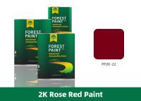 China 1L Automotive Primer Spray Paint , 2K Rose Red Car Enamel Paint for sale
