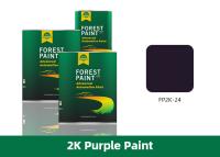 China 1L/Tin 2K Gloss Car Paint Purple High Hardness Topcoat Eco Friendly for sale
