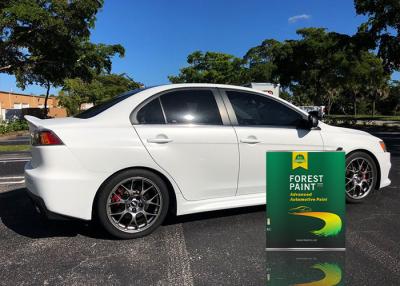 China 1L Pack Coarse Gloss Pearl White Car Paint Automotive Base Coat Paint Scratch Remove for sale
