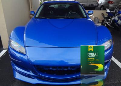 China Electric Blue Pearl Custom Automotive Aerosol Spray Paint Strong Covering Power for sale