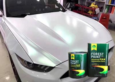 China 1K Gloss Pearl White Car Paint Recovery ISO14001 Anti Rust Spray Paint For Cars for sale