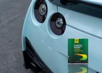 China Dark Gunmetal Grey Automotive Paint Quick Dry , 4L Pack Crystal Blue Pearl Car Paint for sale