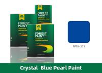 China Dark Gunmetal Grey Automotive Paint Quick Dry , 4L Pack Crystal Blue Pearl Car Paint for sale