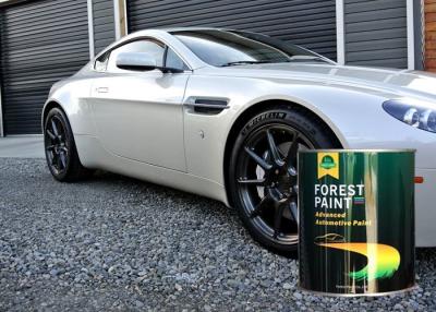 China Acrylic Polyurethane High Gloss Car Paint Clear Coating Pearl White OEM Service for sale
