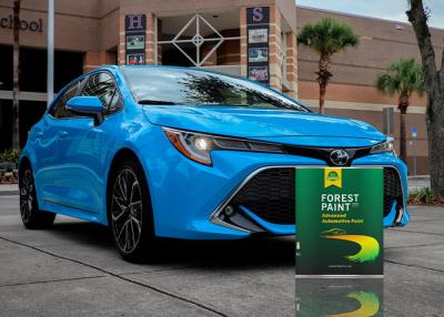 China Sunproof Pearlescent White Car Paint Refurbishment , Fluorescent Orange Automotive Paint for sale