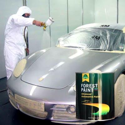 China Silver Color Acrylic Liquid Gloss Car Paint For Car With 1L Or 4L Cans for sale