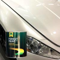 China 1K Gloss Pearl White Car Paint Good Coverage 2-3 layer for sale