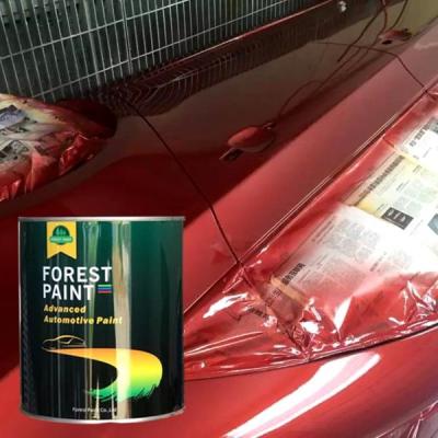 China Fast Drying Automotive Refinish Paint Accurate Color Match 40um for sale
