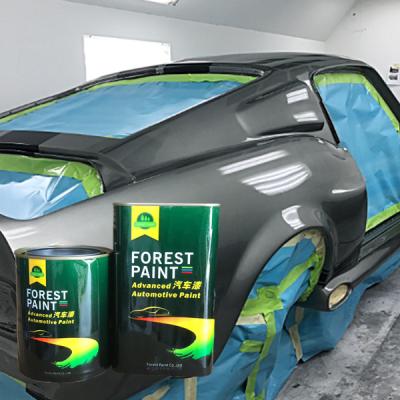 China Silver Auto Resinish Paint High Gloss Solid Car Refinish Shine for sale