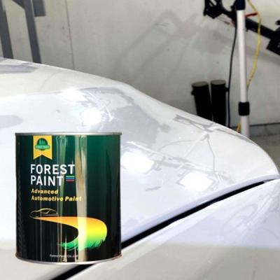 China White Color Easy To Spray High Gloss Car Paint For Long Keeping Color Effect for sale