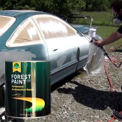 China High Adherence 1K Acrylic Car Paint Basecoat Auto Paint Body Repair For Car for sale