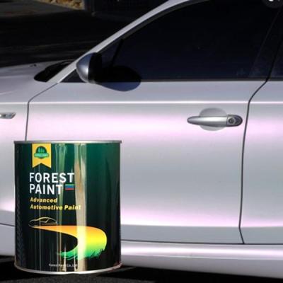 China 1L Tin Gloss Pearl White Car Paint High Coverage Paint protection for sale
