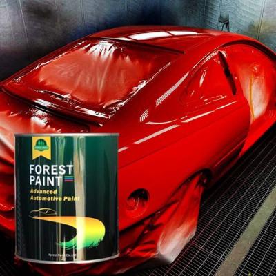 China 2k Solid Color Paint Standard Blue High Gloss Excellent Weather Resistance Finish Paint for sale