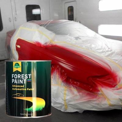 China Applying Gloss Clear Coat Over Enamel Paint Singel Car Refinish Acrylic Car Paint for sale