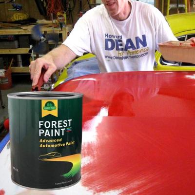 China Clear Coat High Gloss Car Paint 1K Basecoat Colors Coating Auto Varnish for sale