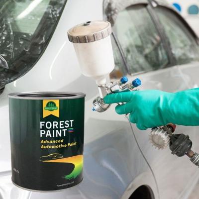 China 1k Solid Color Coating Paint For Car Body Protection Red Auto Refinish for sale