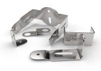 China Stamped Aluminum Parts Precise Custom Sheet Metal Fabrication Stamping Components Services for sale
