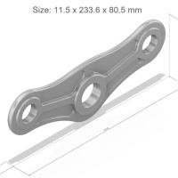 China Titan Grade 5 / 6AL-4V9 Adjustable Main-Sheet Toggle for Surface Roughness 0.4um Ra for sale