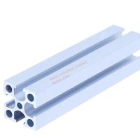 China Sandblasted Finish Aluminum Extrusion Profiles Customized Size Free Samples Architectural Industrial Use for sale