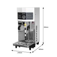 China Fully Automatic Control Panel Double Steam Milk Foaming Machine For Coffee Shop for sale