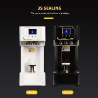 China CE Certified Automatic Can Sealing Machine 55mm Lid 200-650ML Tin Plastic Milk Tea Shop for sale
