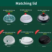 China Custom Logo Disposable Plastic Beverage Cup 360ml 500ml 700ml Injection Molded PP for sale