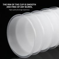 China Custom Printed Hard Transparent PP Disposable Coffee Cups 12oz 16oz 20oz with Dome Lid for Boba Tea for sale