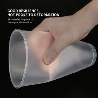 China Custom Printed Hard Transparent PP Disposable Coffee Cups 12oz 16oz 20oz with Dome Lid for Boba Tea for sale