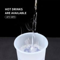 China Custom Printed Dull Polish PP Plastic Cup 7oz 200ml Injection Molded for Cold Beverage for sale