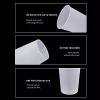 China Custom Printed Dull Polish PP Plastic Cup 7oz 200ml Injection Molded for Cold Beverage for sale