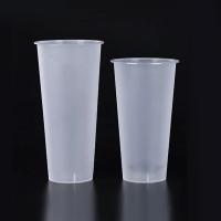 China Recyclable Food Grade PP Plastic Cups 360ml 500ml 600ml 700ml Cold Hot Drinks for sale